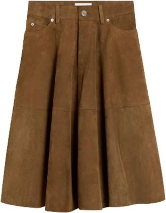 Ami Femme, Jupes, Brun, Taille: 40 FR Collection de Jupes Chic