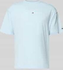Tommy Hilfiger Regular Fit T-Shirt mit Label-Schriftzug aus reiner Baumwolle