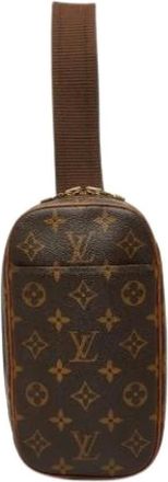 Louis Vuitton Sac Bandouli&egrave;re Banane Pr&eacute;-owned - Femme - Pre-owned - Brun - Taille: ONE Size