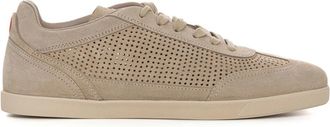 Kiton Homme, Chaussures, Beige, Taille: 42 EU Leather Baskets