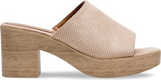 Clara Barson Pantoletten Clara Barson WS2P227-03 Beige