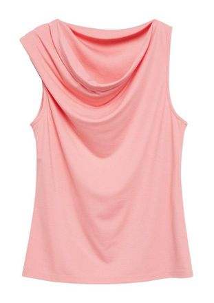 Comma Muskelshirt T-Shirt Top mit asymmetrischer Schulter