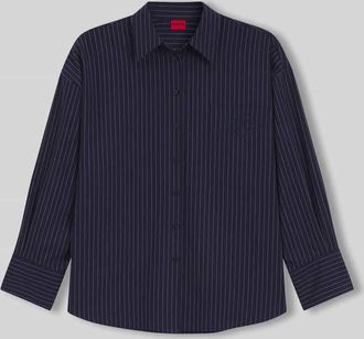 HUGO BOSS Regular Fit Langarmbluse aus reiner Baumwolle Modell EXTRA