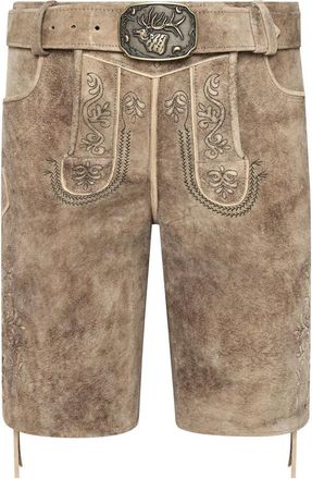 Spieth & Wensky Trachten-Lederhose Hirten aus weichem Ziegenvelours in