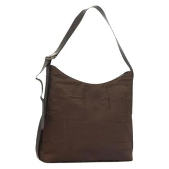 Ferragamo Sac bandouli&egrave;re en nylon Pre-owned - Femme - Pre-owned - Brun - Taille: ONE Size