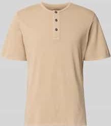 Premium by Jack & Jones T-Shirt mit Rundhalsausschnitt und Knopfleiste