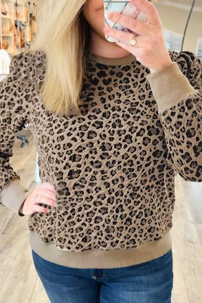 Azura Exchange Leopard Pullover Oben