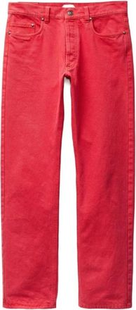 Versace Homme, Jeans, Rouge, Taille: W34 Jeans droits