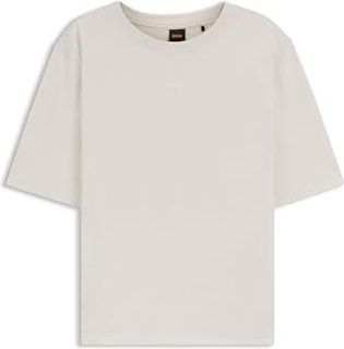 BOSS C_ Enis_Small_Logo T-Shirt, Open White118, Medium Femme