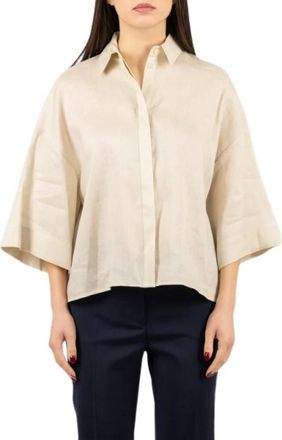 Max Mara Femme, Blouses et Chemises, Beige, Taille: 32 FR Camicia