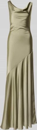 Mascara Abendkleid mit Wasserfall-Ausschnitt und breiten Tr&auml;gern