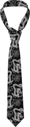Generic Cravate Homme Style Chinois Du Dragon Cool Tendance Cravates R&eacute;glable Cravate DAffaires Pour F&ecirc;te Accessoires &Eacute;v&eacute;nements