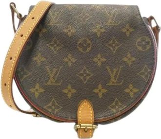 Louis Vuitton Sac bandouli&egrave;re Tambourin Monogram Pre-owned - Femme - Pre-owned - Brun - Taille: ONE Size