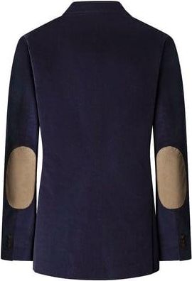 Fa&ccedil;onnable Blazer col tailleur en coton m&eacute;lang&eacute;