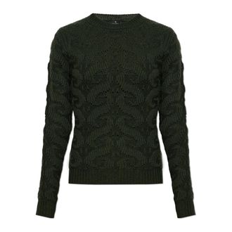 Etro Round-Neck Strickwaren - - Knitwear - Damen - Gr&uuml;n - S