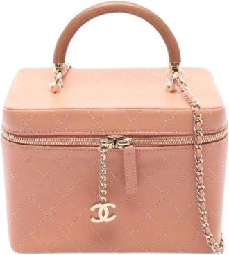 Chanel Sac bandouli&egrave;re en cuir Matelass&eacute; Pre-owned - Femme - Pre-owned - Rose - Taille: ONE Size