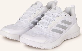 adidas Indoorschuhe Novaflight 2 weiss