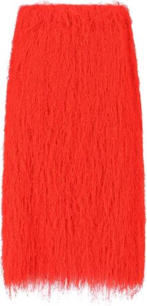 Dries Van Noten Fransen-Midirock Sokna