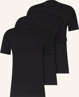 Calvin Klein 3er-Pack T-Shirts Cotton Stretch Blend schwarz