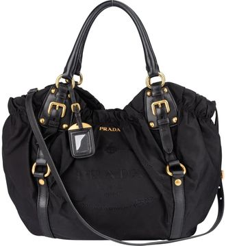 Prada Crossbody Bags - Prada Black Nylon City Handbag - Gr. unisize - in Schwarz - f&uuml;r Damen