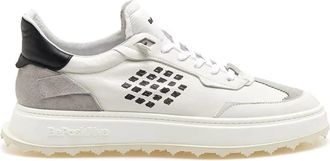 Bepositive Low-Top Sneaker - Cuprace Wing - Leather + Suede Sneakers - Gr. 39 (EU) - in Wei&szlig; - f&uuml;r Damen