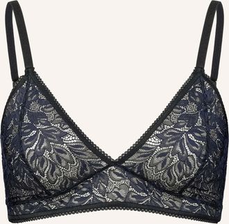 erlich textil Erlich Textil Iconic Lace B&uuml;gelloser Triangel Bh Mittlerer Halt Aus Nachhaltiger Spitze - Verstellbare Tr&auml;ger schwarz