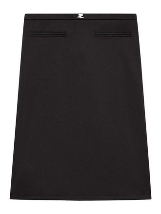 Courrèges High -waisted tailoring skirt