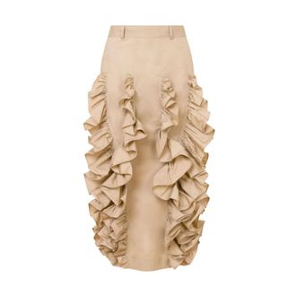 Moschino Midirock - - Skirts - Damen - Beige - S