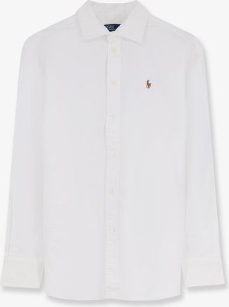 Ralph Lauren Cotton shirt with logo on the front - POLO RALPH LAUREN - gender_Woman