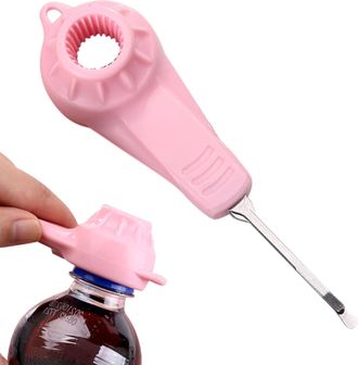 Generic Flaschenöffner und Twist-Off-Deckelöffner - Multifunktionaler manueller Deckelöffner | Ergonomisches Werkzeug zum Öffnen von Limonadenflaschen, Dosen 