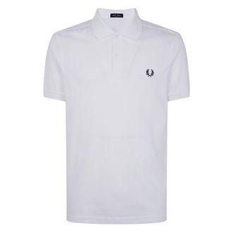 Fred Perry Homme, Tops, Blanc, Taille: 2XL M6000 Shirt