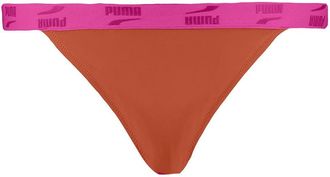 Puma Damen Tanga Brief Bikini Bottoms, Pink / Chili, XS EU