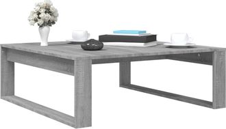 Generic Couchtisch, Rechteckiger Mitteltisch mit Offenem Rahmenbein-Design, Wohnzimmer-Sofa-Seitenschreibtisch-Organizer f&uuml;r Getr&auml;nke, B&uuml;cher und Wohnaccessoi