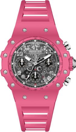 Invicta Racing 69623 Herrenuhr - Quarzwerk - Acryl mit silbernem Zifferblatt - 40 mm
