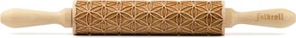 Folkroll 3D-Motiv-Teigrolle 37 cm Blume des Lebens