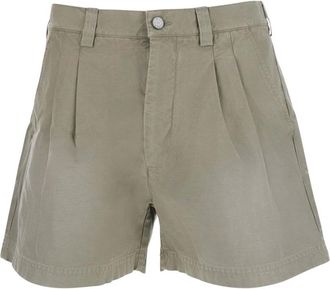 ERL Erl, Homme, Shorts, Gris, Taille: L Pleated Shorts