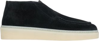 Estro & Luminara Femme, Chaussures, Noir, Taille: 38 EU Mocassins dhiver noirs pour femmes en véritable velours italien avec doublure en fourrure