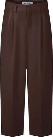 Rossi Rossi, Femme, Pantalons, Brun, Taille: 38 FR Noa Crop Fluid Cade