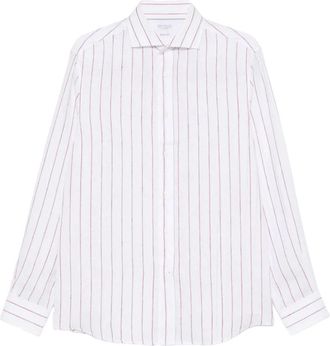 Brunello Cucinelli Homme, Chemises, Blanc, Taille: L Shirt
