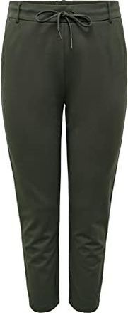 Only Carmakoma Only Cargoldtrash Classic Pantalon Noos pour Femme, Kaki, 44W / 34L