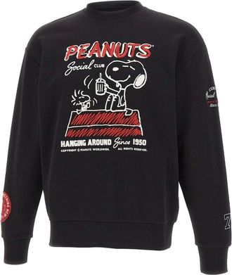 Iceberg Homme, Sweatshirts et sweats &agrave; capuche, Noir, Taille: XL Peanuts Crewneck SweaT-shirt