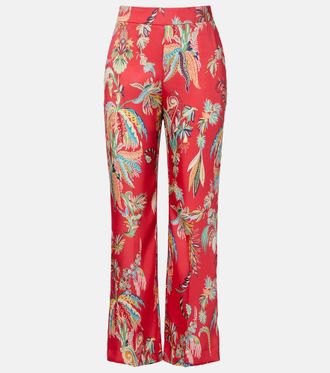 Etro Gerade Hose aus Twill