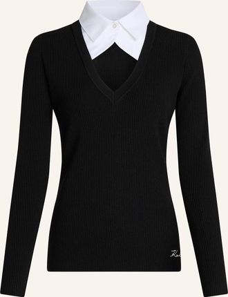 Karl Lagerfeld Top schwarz