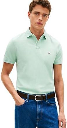 Tommy Hilfiger 1985 Regular Polo MW0MW17770 S/S, Green (Crushed Mint), L Homme
