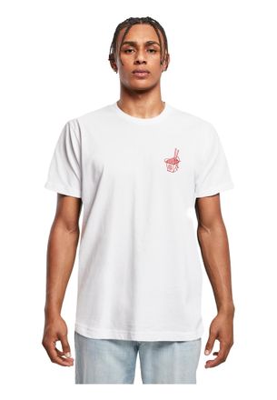 Mister Tee Herren Best Noodles Tee White, XL