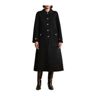 By Ti Mo Eleganter Wollmantel - - Coats - Damen - Schwarzk - M