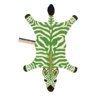 Doing Goods Tapis en laine Z&egrave;bre Grassy Doing Goods