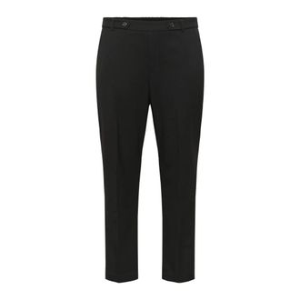 Kaffe Curve KCmerla Button Pants - - Trousers - Damen - Schwarzk - 3XL