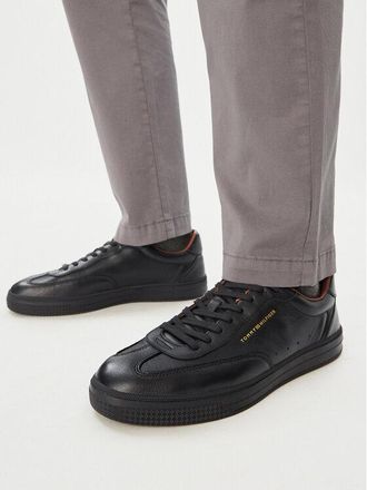 Tommy Hilfiger Sneakers Th Lo Lux Lth Sneaker FM0FM05996 Schwarz