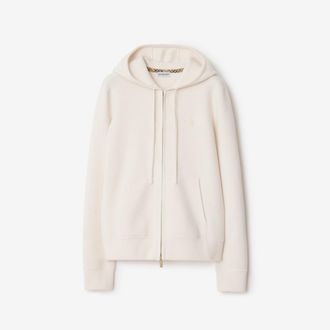 Burberry Kaschmirmisch-Kapuzenjacke, Size: XS